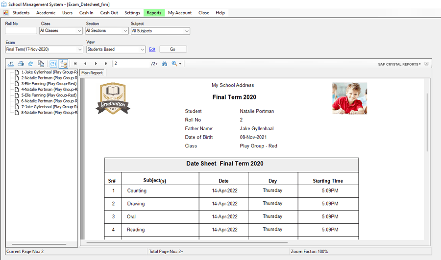 School Exam Management System SoftwareLinkers